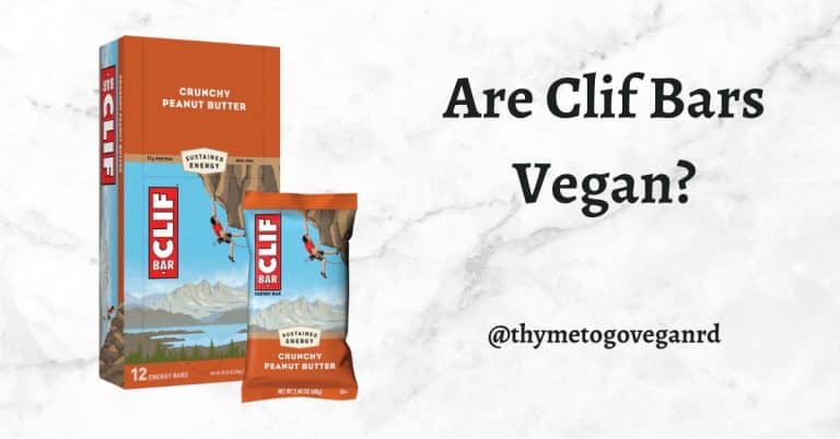 Are Clif Bars Vegan? The Surprising Answer - Thyme to Go Vegan RD
