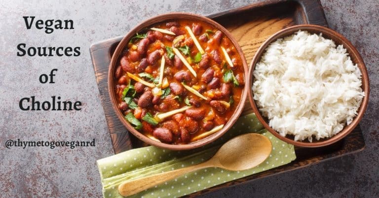Vegan Sources of Choline - Thyme to Go Vegan RD